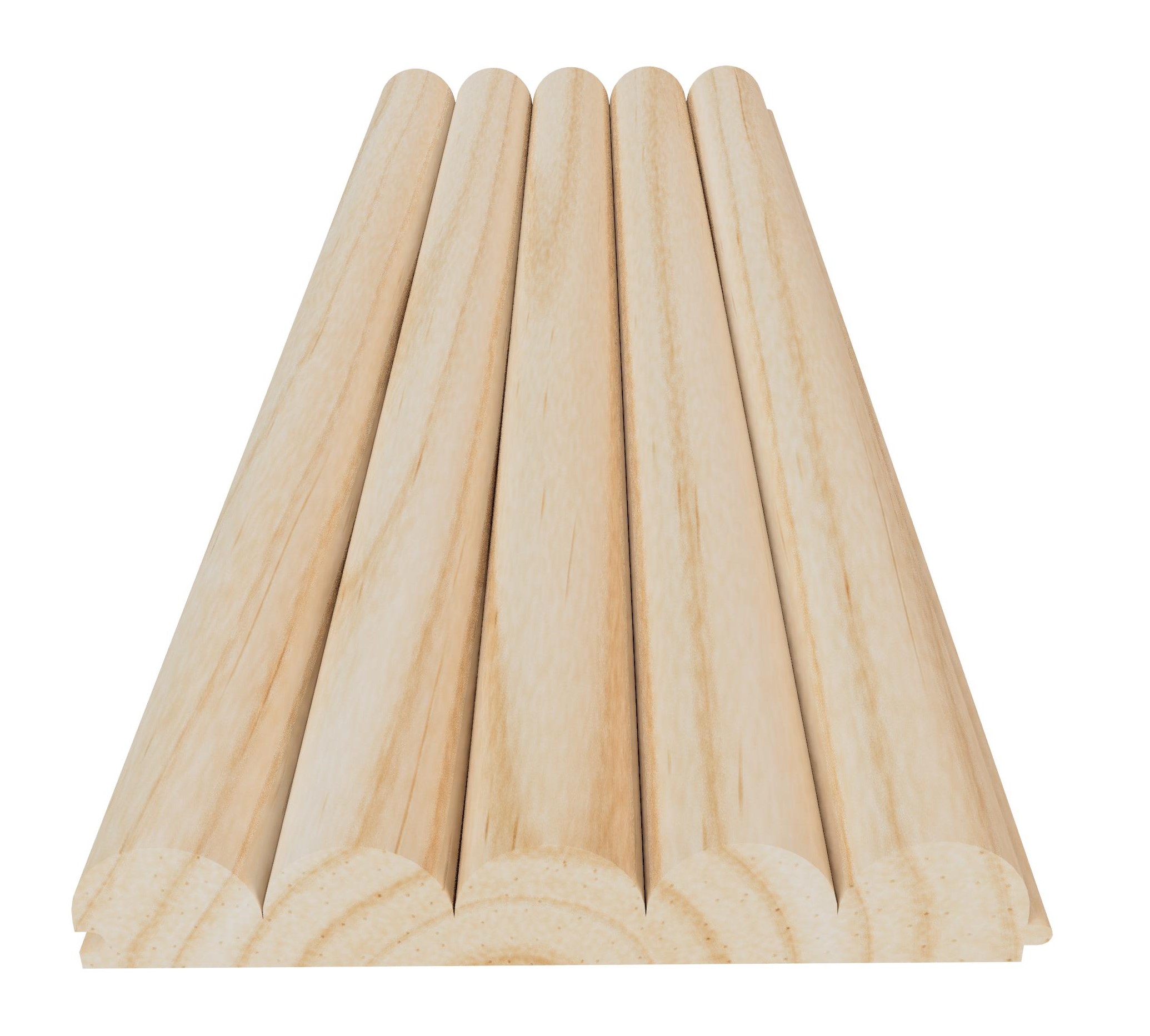 Half round image - Tambour Trim