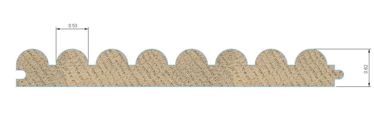 Pencil Cane Dimensions Tambour Trim